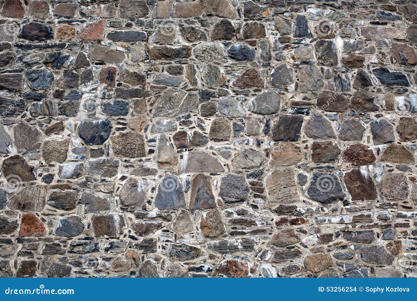 Old Fortress Stone Masonry Wall Pattern Stock Photo - Image of ...