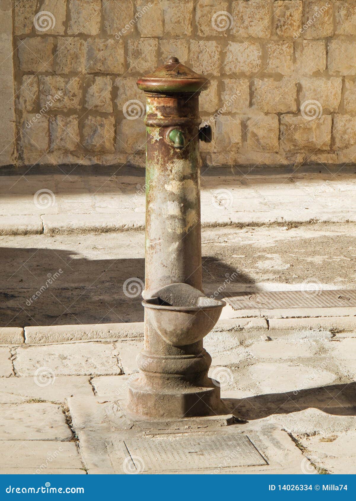 Old fountain. stock photo. Image of architectural, italy - 14026334