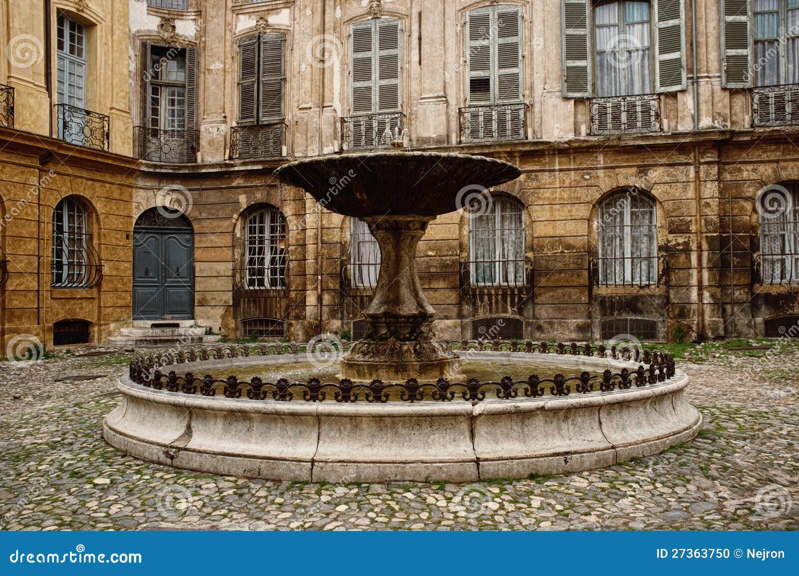 Old fountain stock photo. Image of place, historic, tourism - 27363750