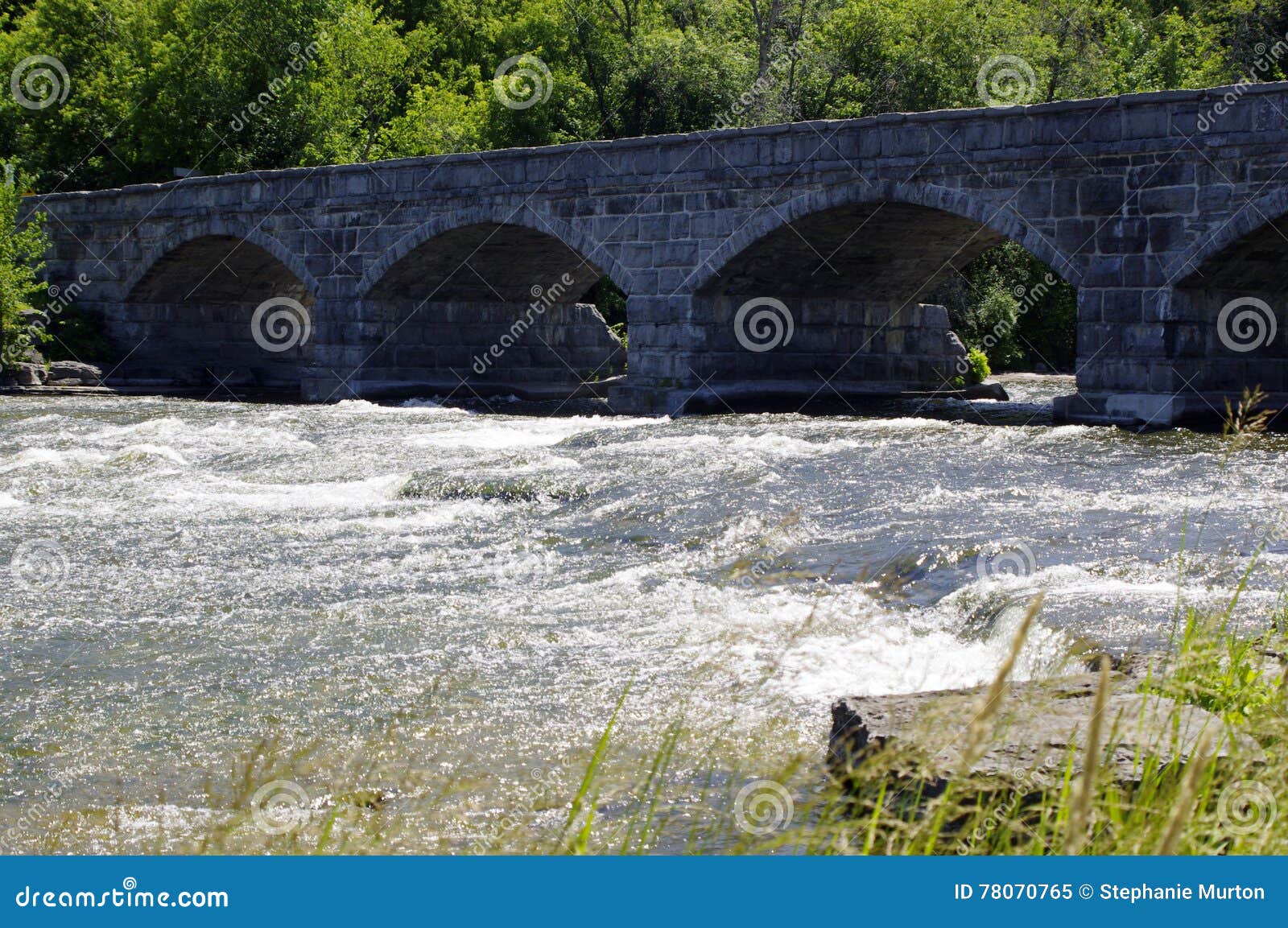 Old Four Ached Stone Bridge Stock Image - Image of historic, four: 78070765