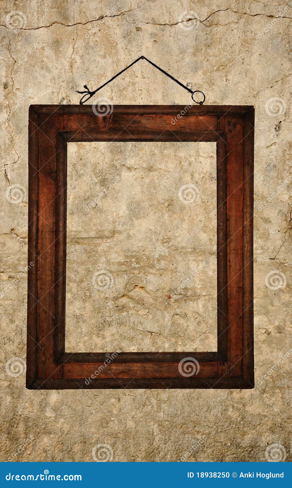 Old frame stock photo. Image of rustic, blank, realistic - 18938250