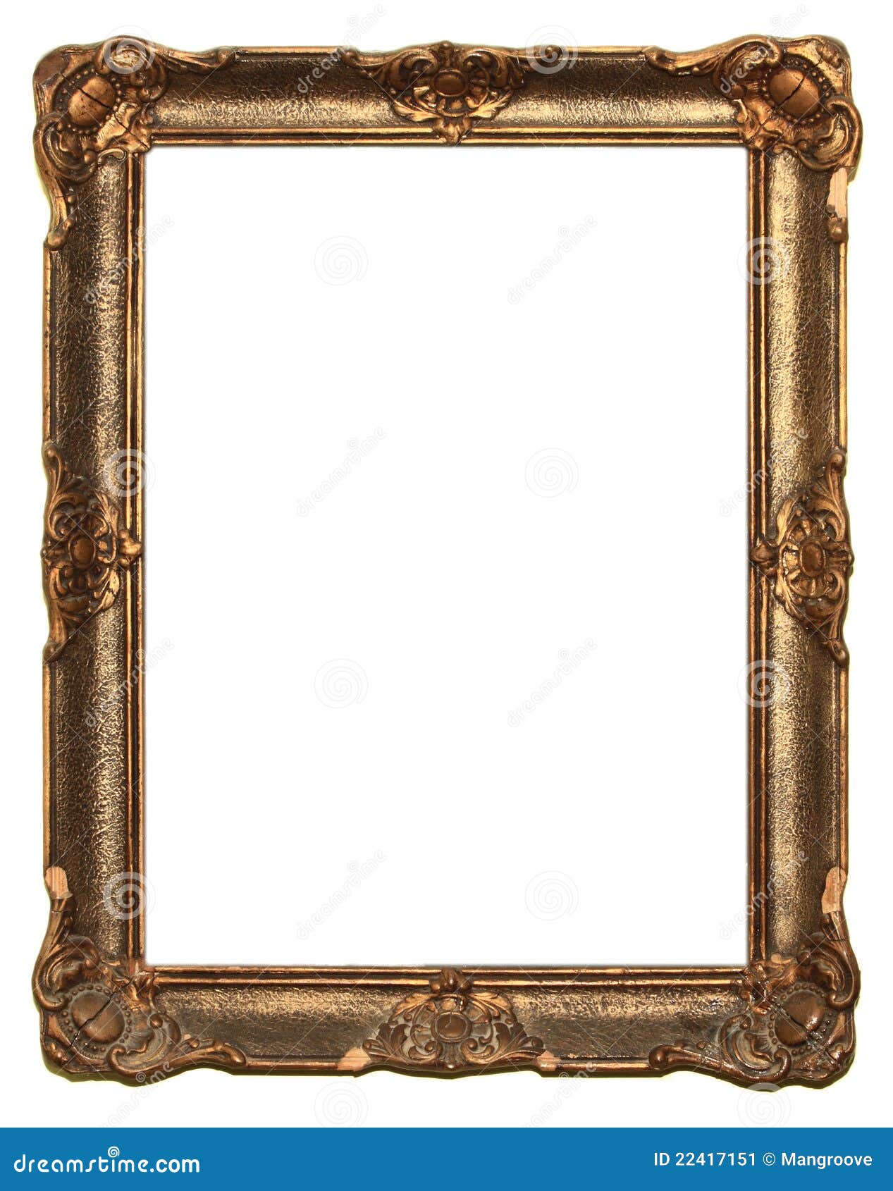 Old frame stock image. Image of isolated, decorating - 22417151