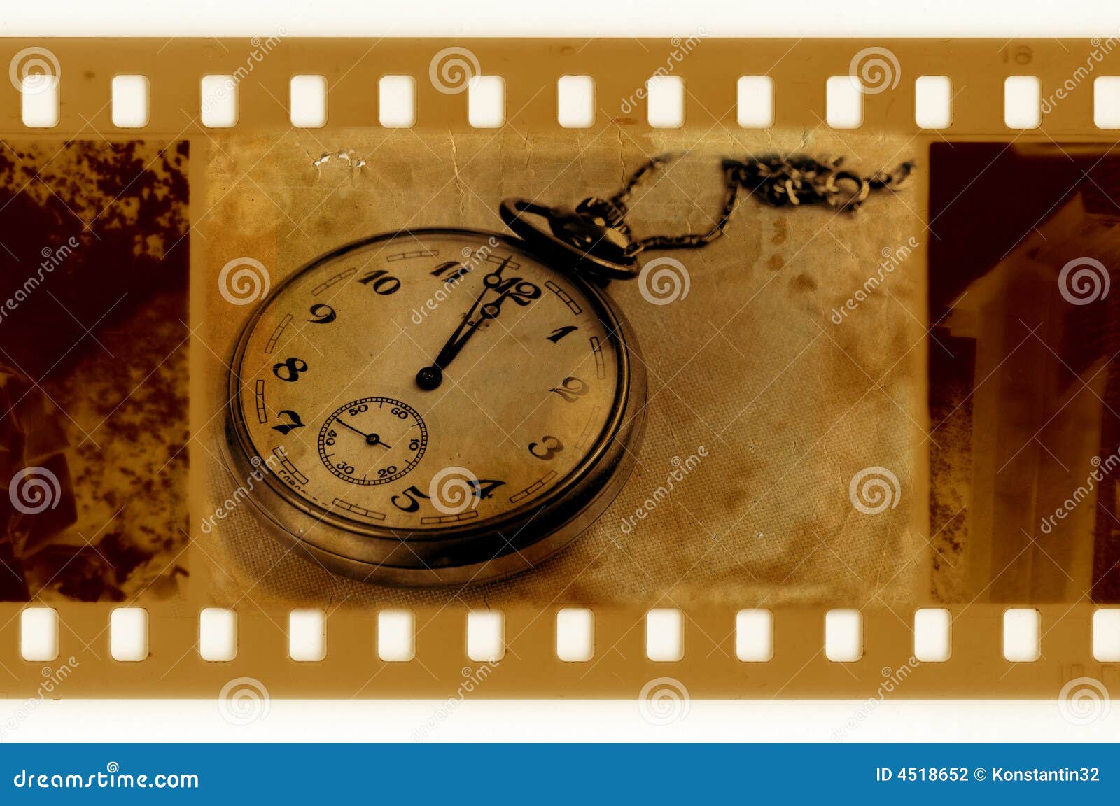 Vintage Clock Is A Symbol Of Time, Reminiscent Of The Past And The ...