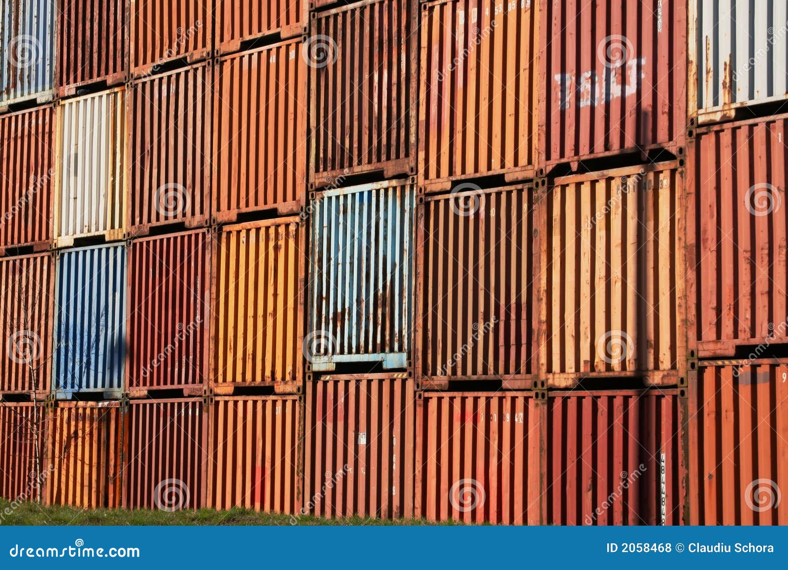 Old freight container stock photo. Image of consignment - 2058468