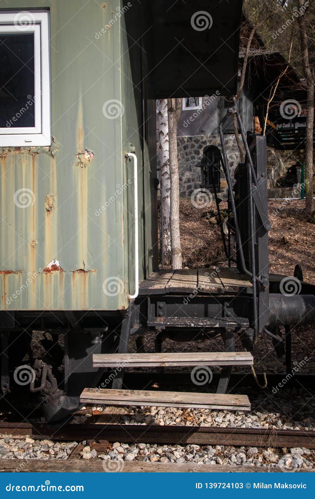 Old Freight Train Containers Stock Image - Image of disaster, retro ...