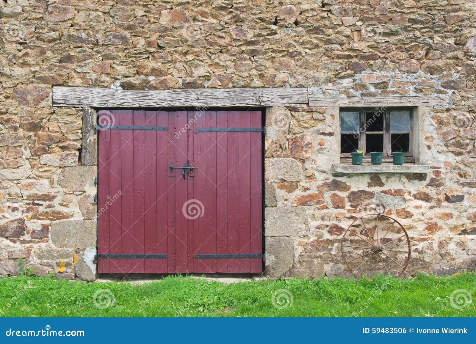 Old French barn stock photo. Image of front, typical - 59483506