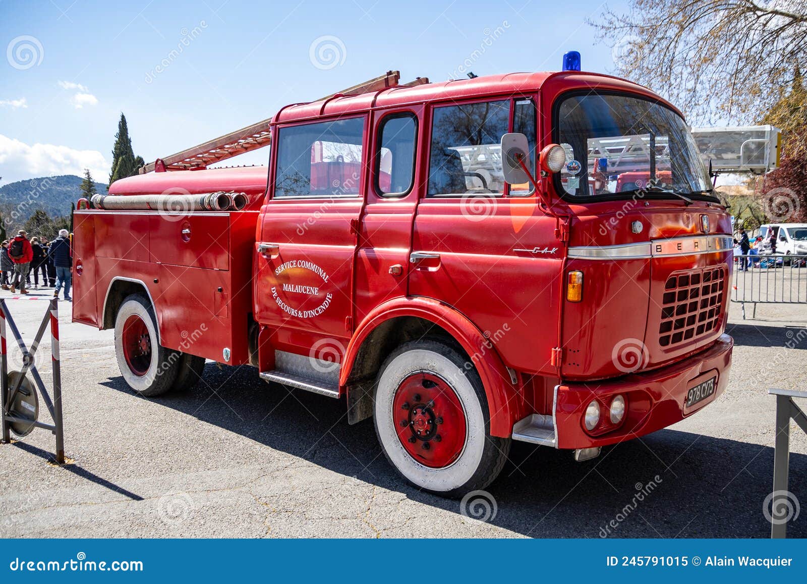 French Fire Department Ambulance In Monte-Carlo Monaco Editorial Photo ...