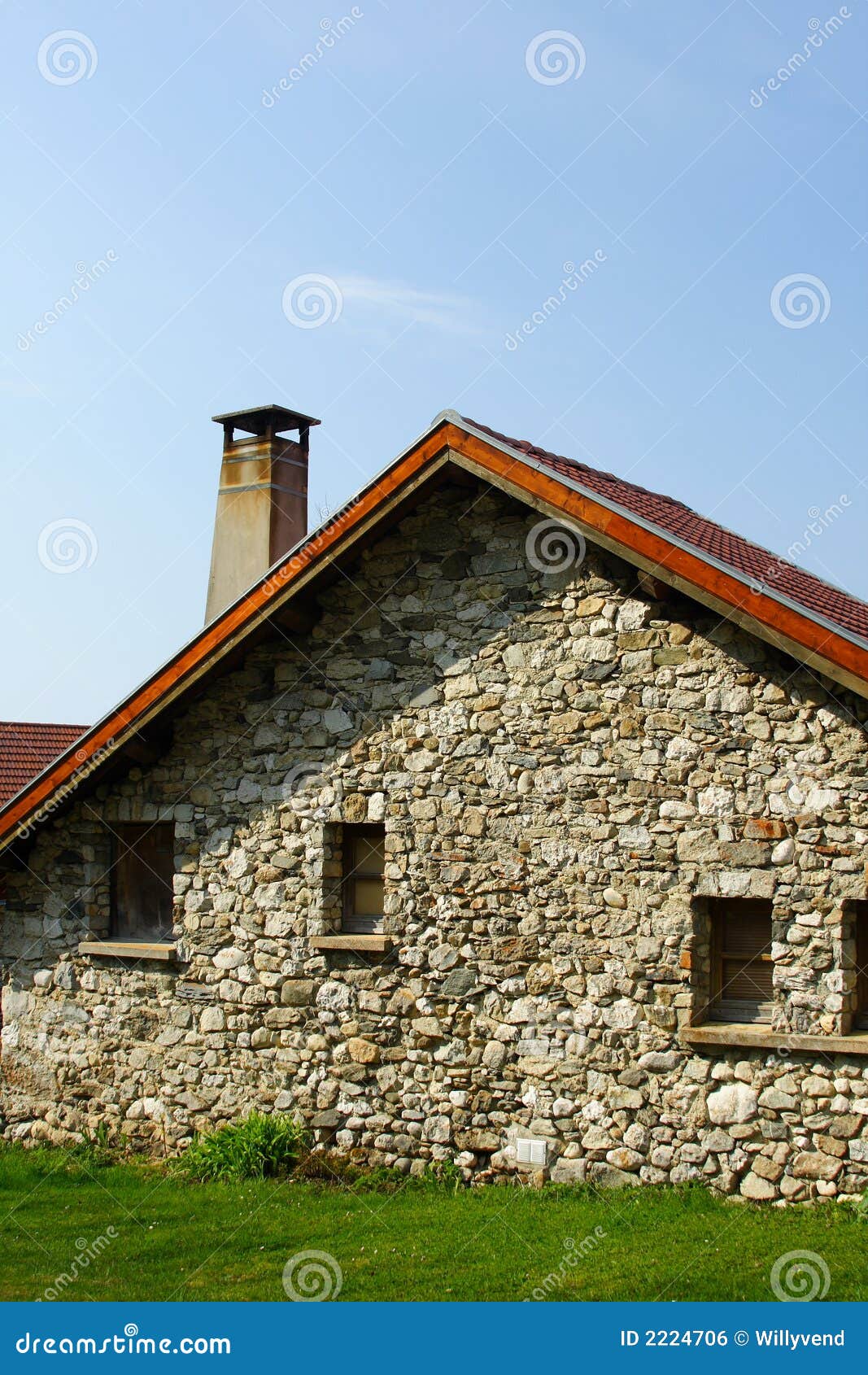 Old french house portrait stock photo. Image of floral - 2224706