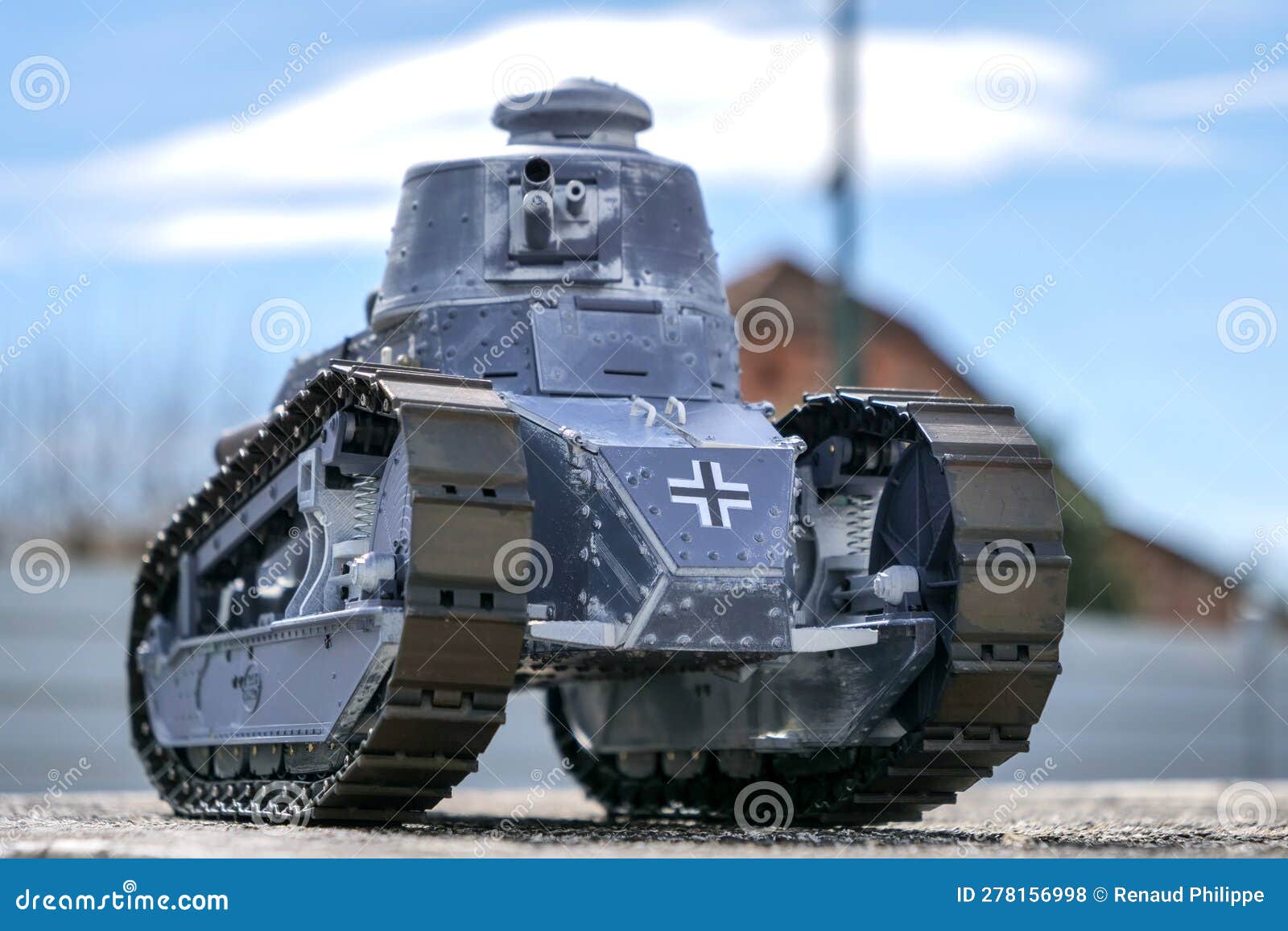 Old French Light Tank FT 17 Model 1917 Stock Photo - Image of tank ...