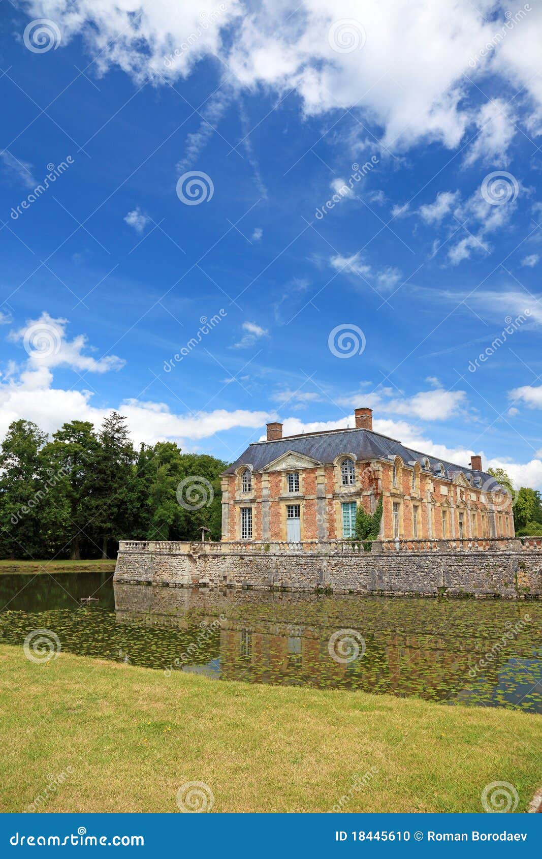 Old french mansion. stock photo. Image of facade, mansion - 18445610