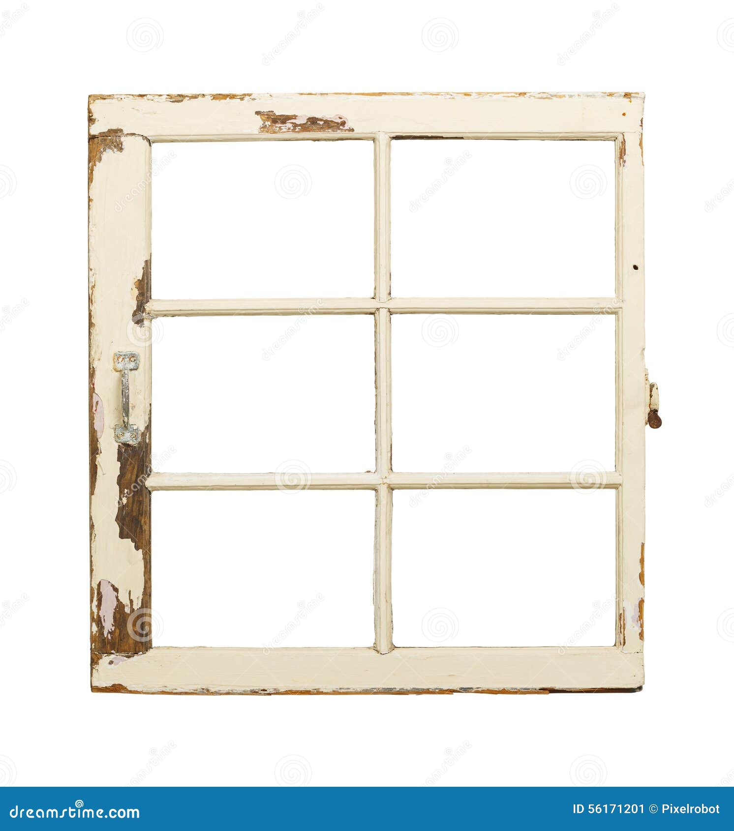 Old French Pane Window stock image. Image of rustic, home - 56171201
