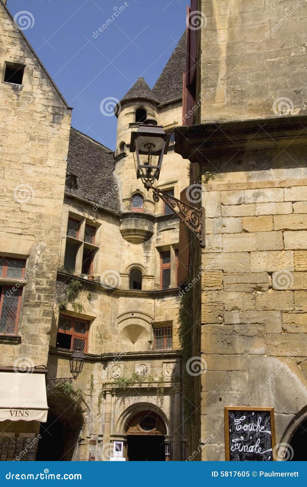 Old French street stock image. Image of traditional, town - 5817605