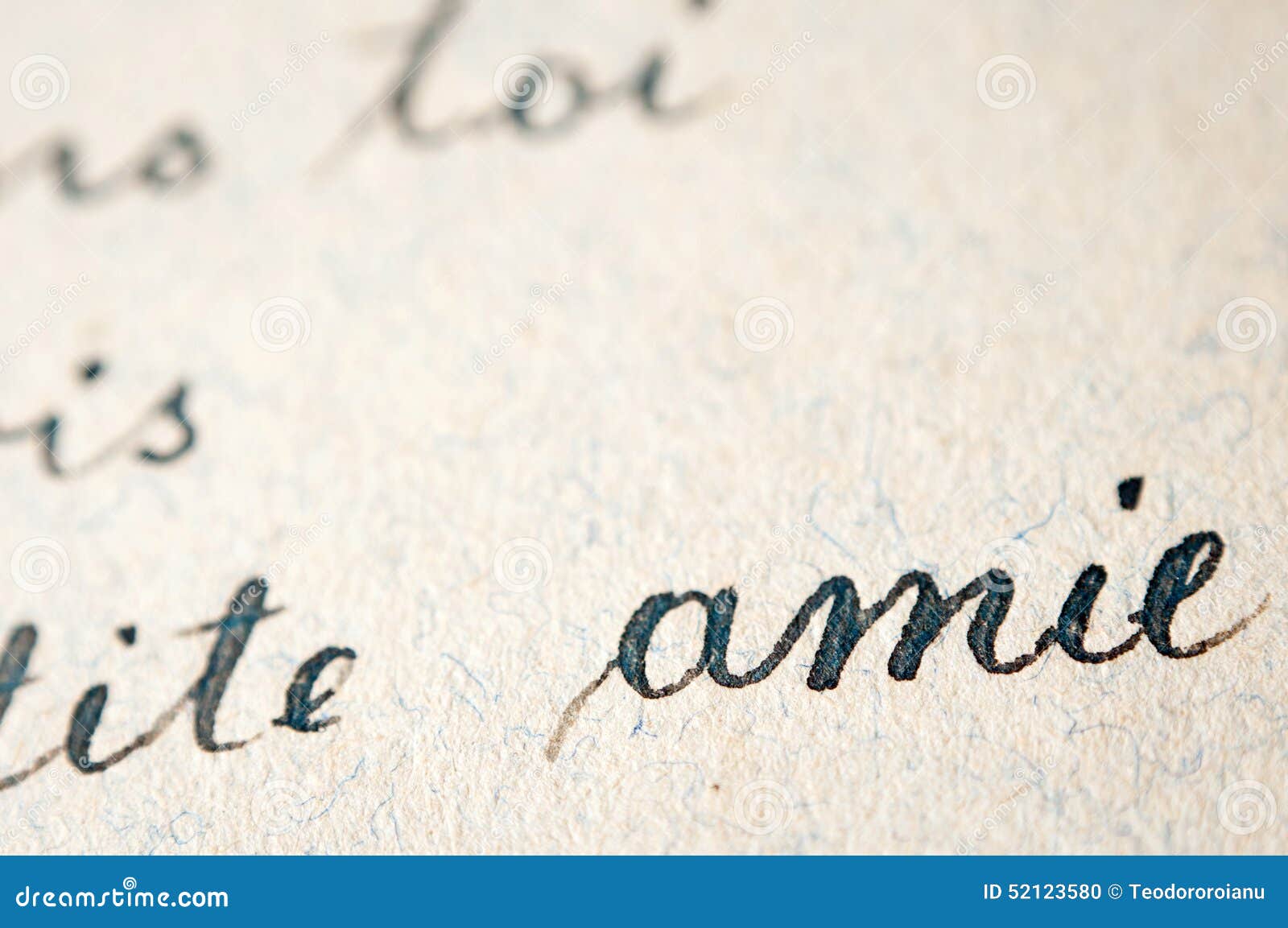 Old french writings stock photo. Image of reading, white - 52123580