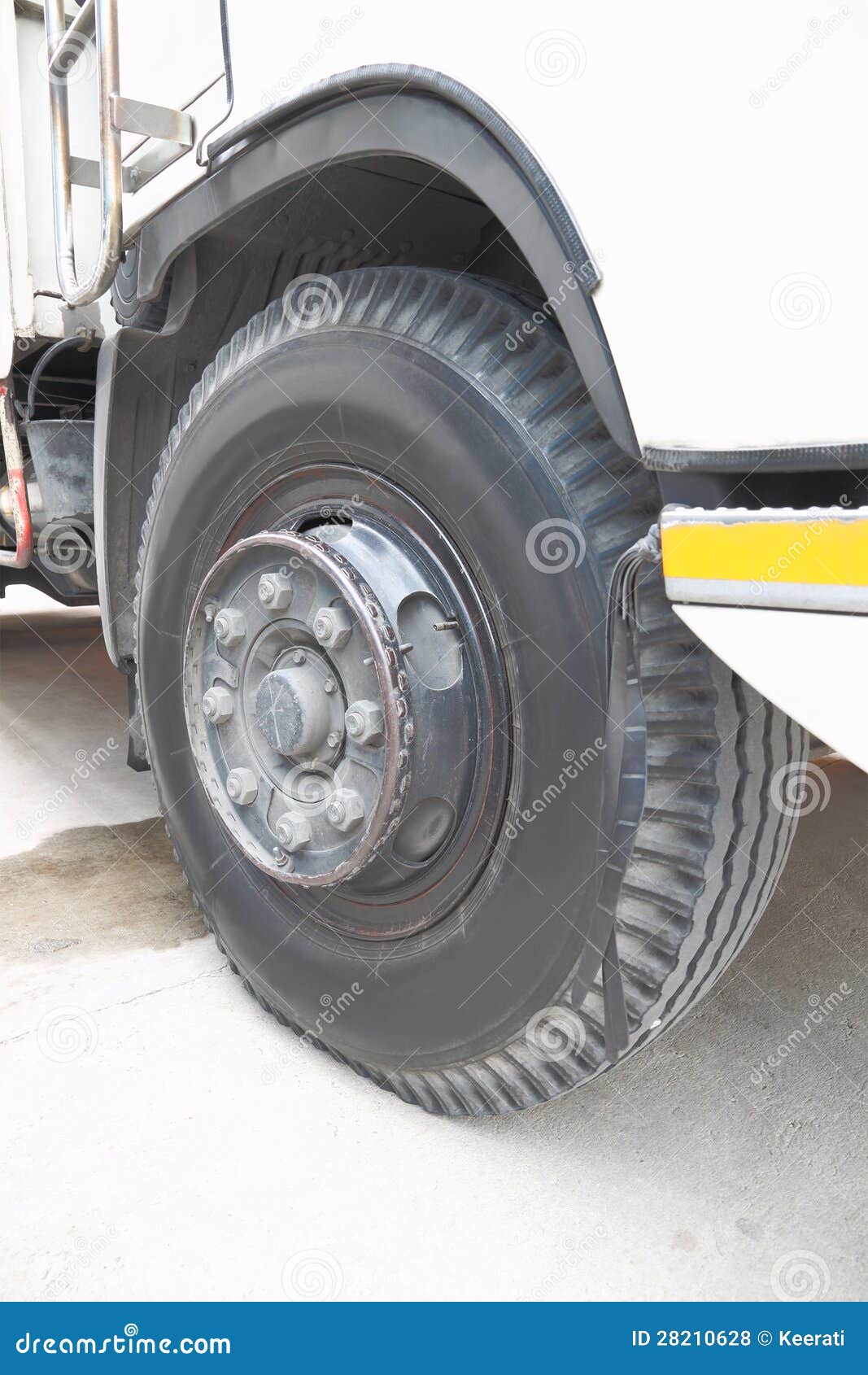 Old front wheel of truck stock photo. Image of vehicle - 28210628