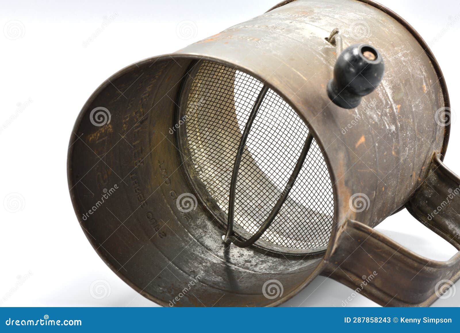 An Old but Functional Flour Sifter. Editorial Stock Photo - Image of ...
