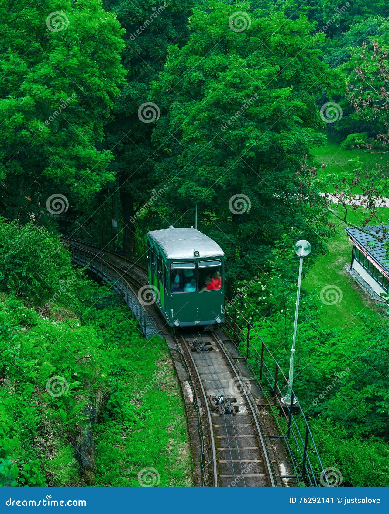 Old Funicular at National Skansen Park, Sweden Stock Image - Image of ...