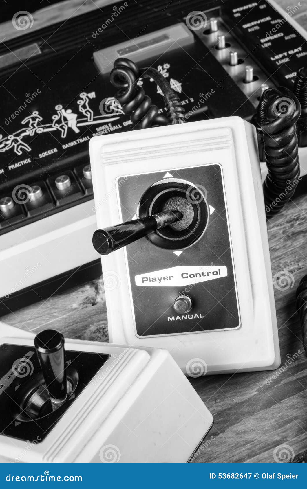 Old game console stock image. Image of retro, worn, game - 53682647