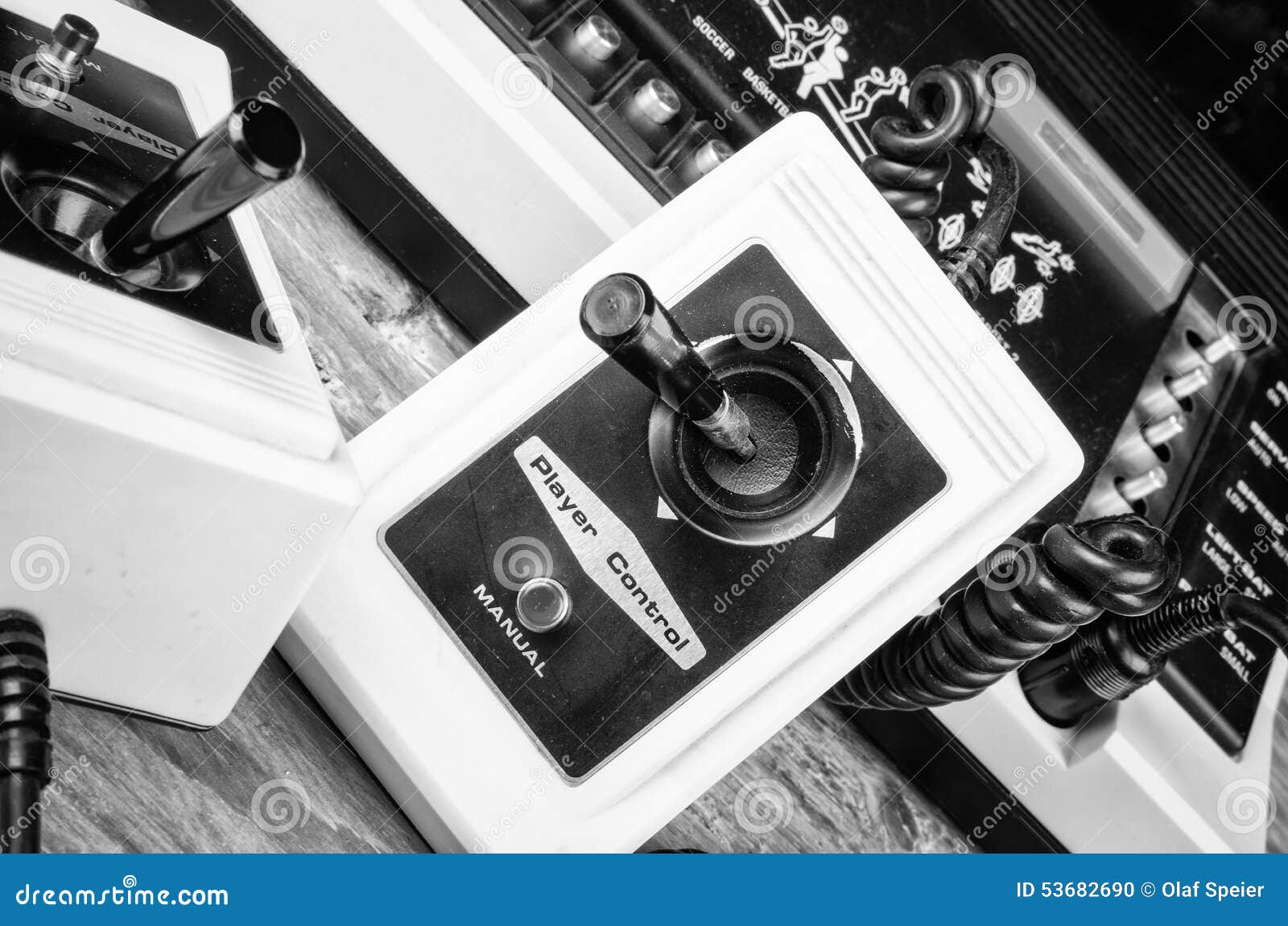 Old game console stock photo. Image of black, game, vintage - 53682690