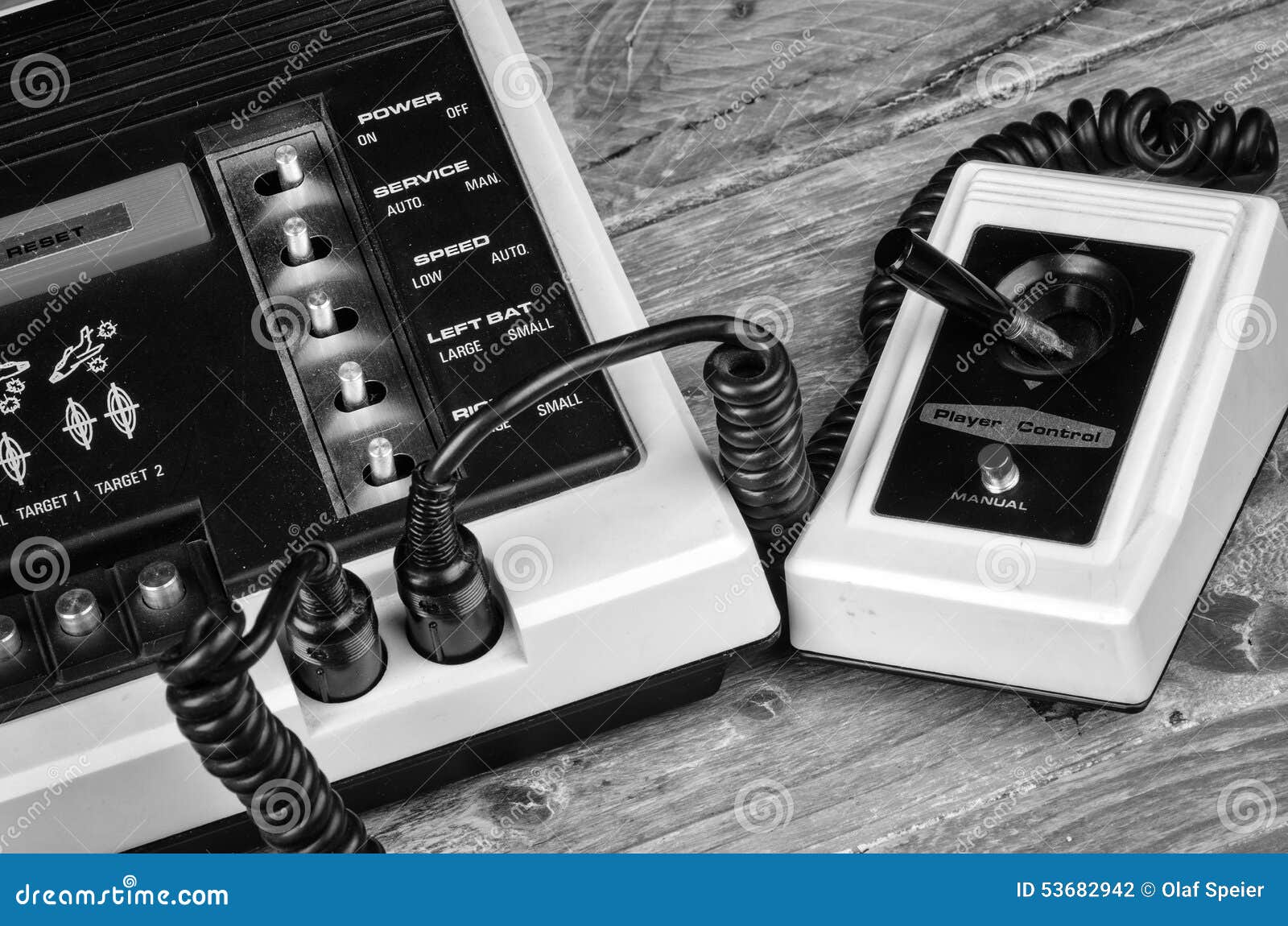 Old game console stock photo. Image of game, used, white - 53682942