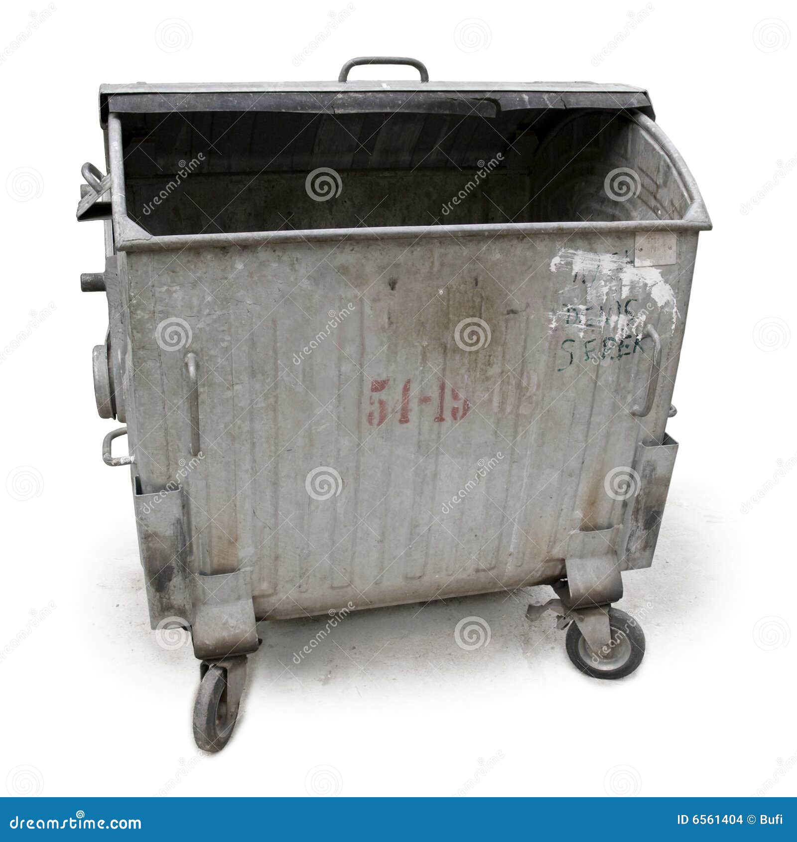 Old garbage container stock photo. Image of mobile, garbage - 6561404