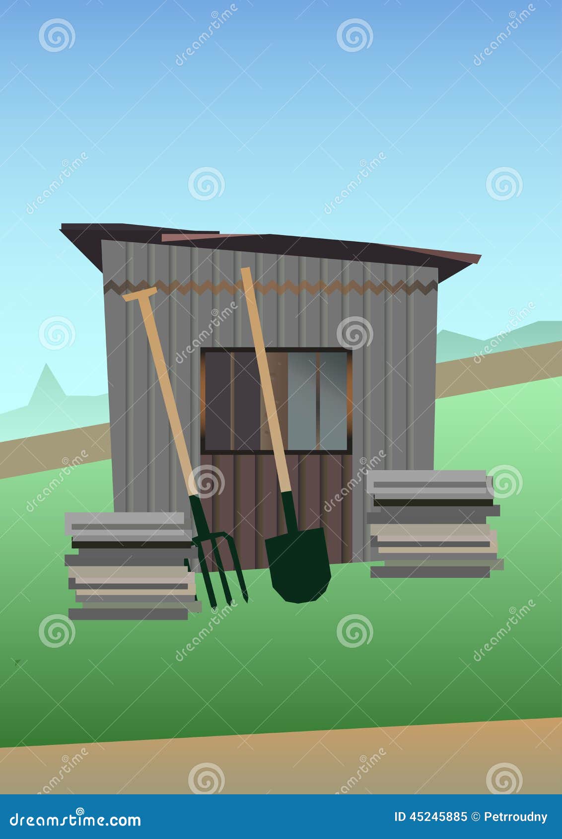 Tool Shed Clipart