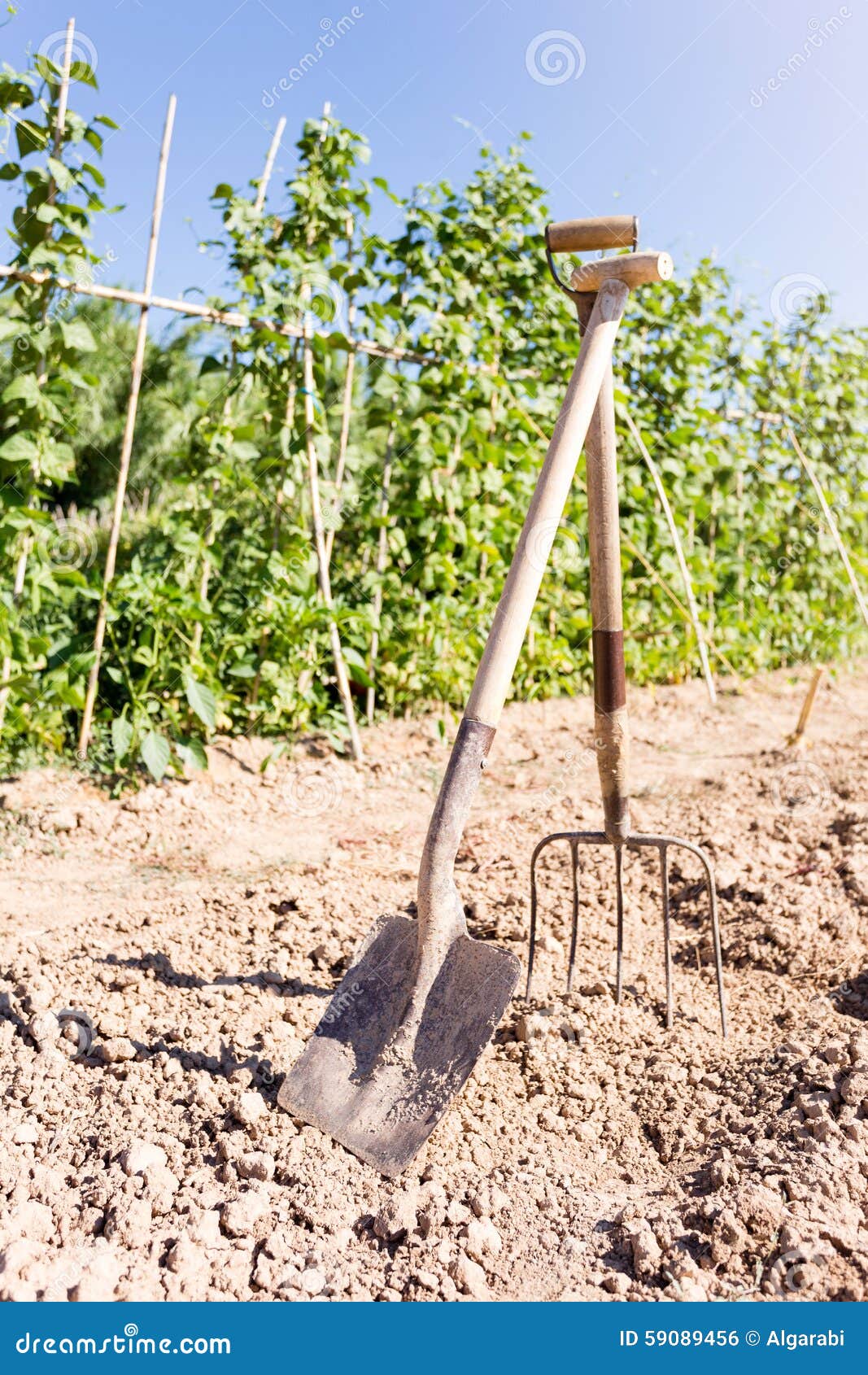 Old garden tools stock photo. Image of rural, soil, yard - 59089456