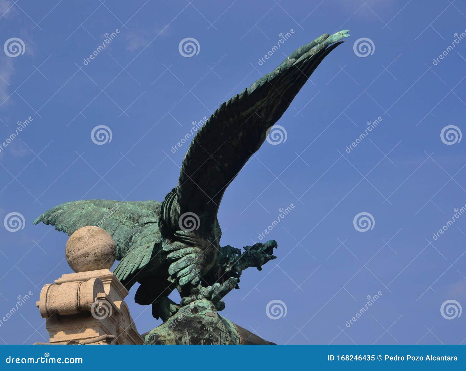 Old gargoyle of a monument stock image. Image of architecture - 168246435