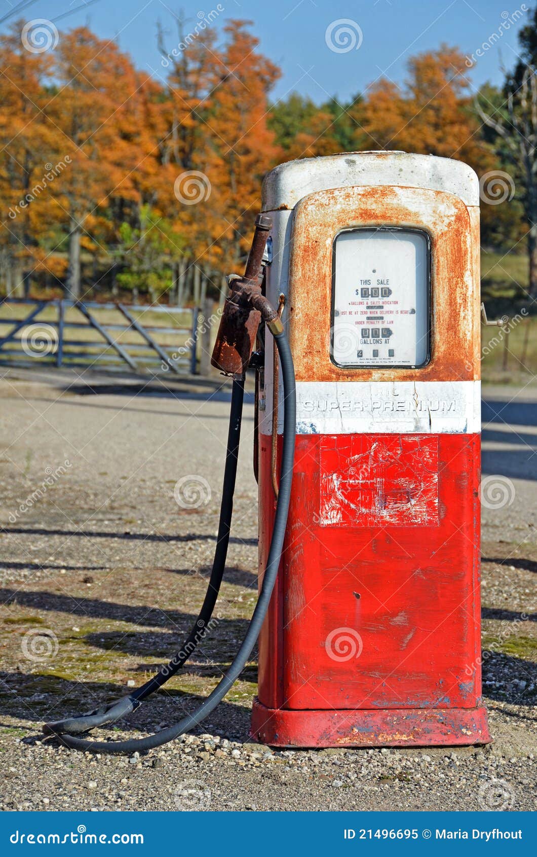 Old Gasoline Pump stock image. Image of hose, nozzle - 21496695
