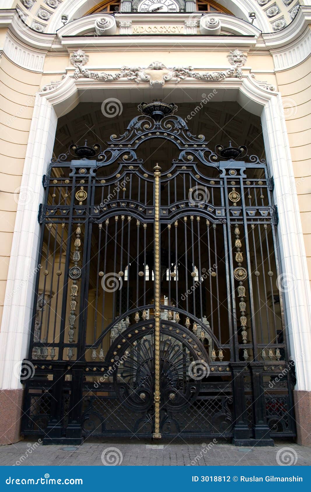 Old gate stock photo. Image of door, ornate, entry, metalwork - 3018812