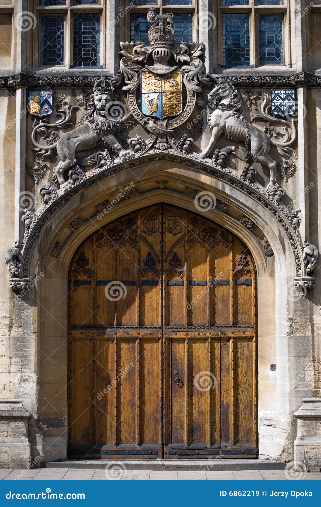Old gate stock image. Image of oxford, architecture, wooden - 6862219