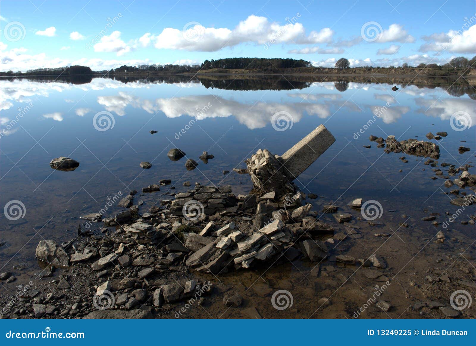 Old gate pier stock image. Image of lakeshore, clay, picturesque - 13249225