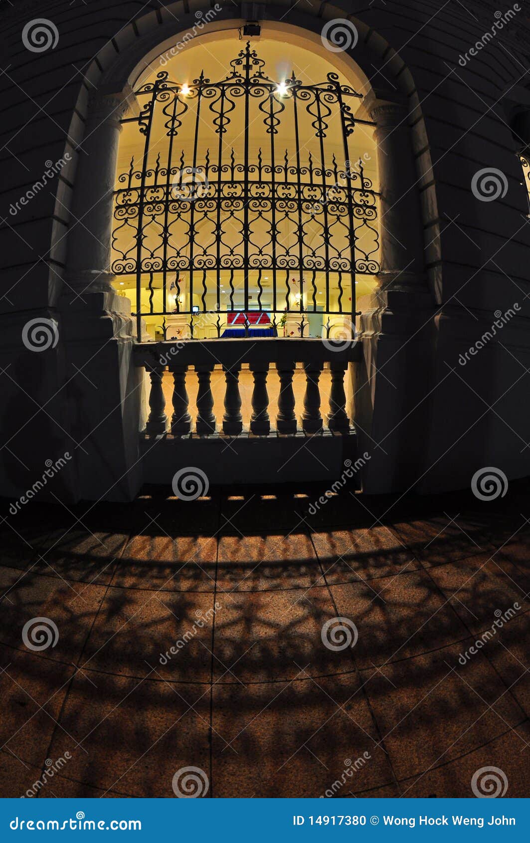 Old gate and shadows stock photo. Image of shadow, closed - 14917380