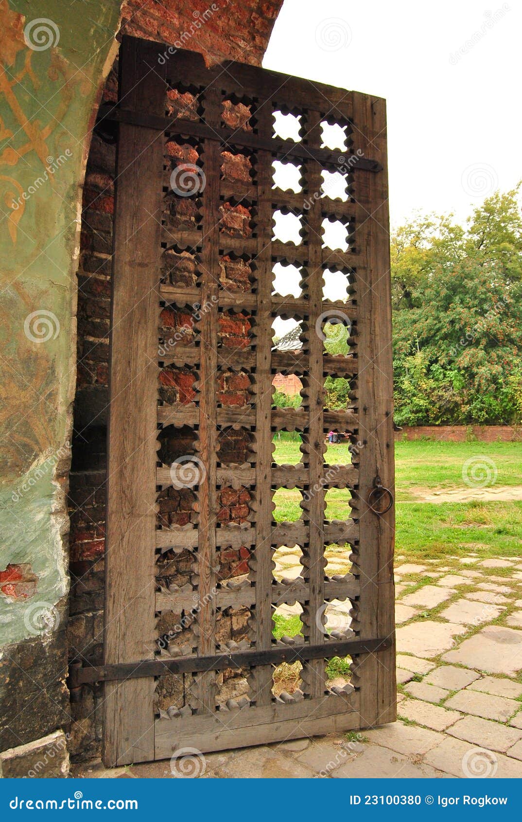 Old gates stock photo. Image of casing, wall, house, facade - 23100380