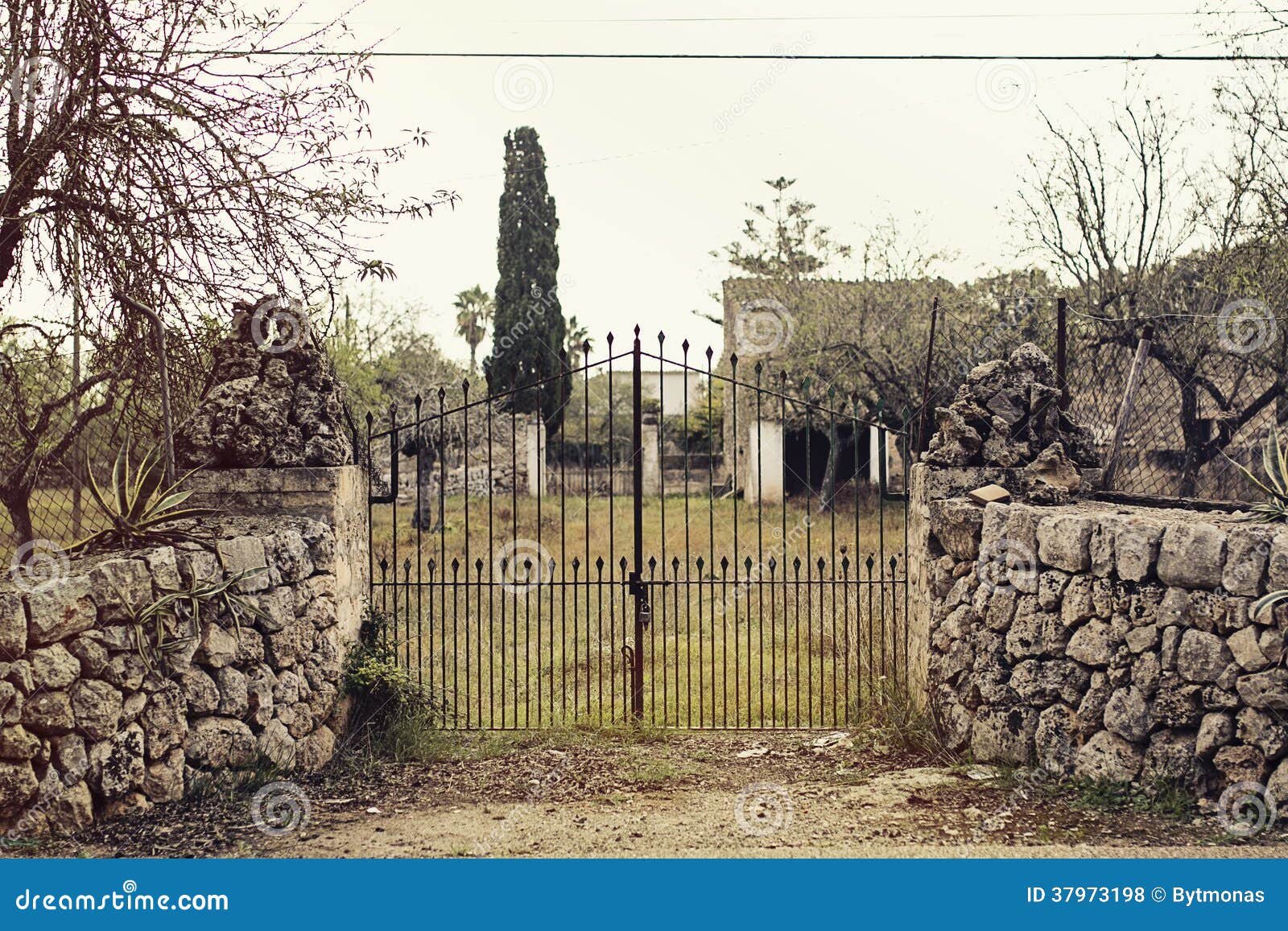 Old gates stock photo. Image of gates, spain, abandoned - 37973198