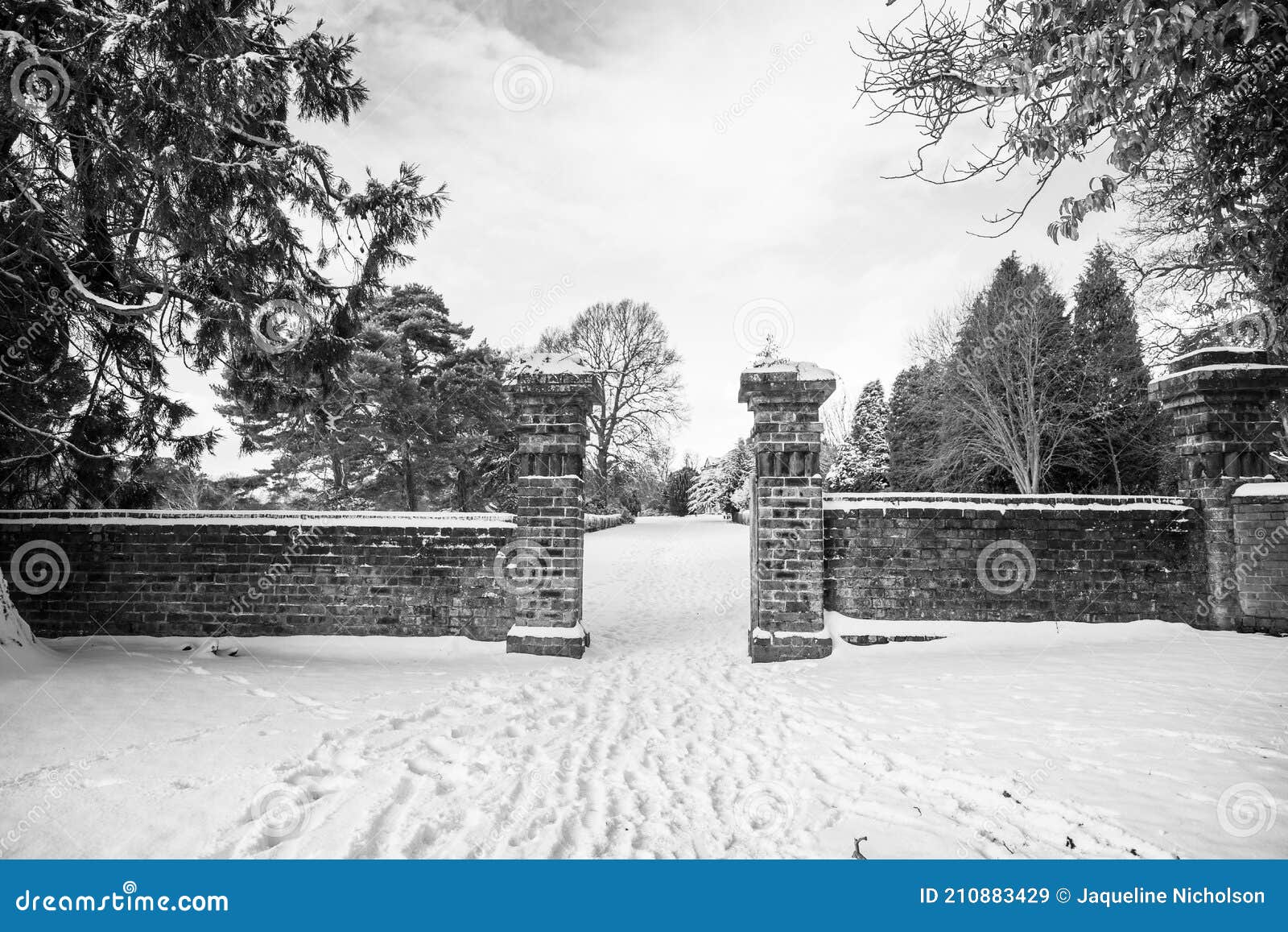 The old gates stock image. Image of gates, entrance - 210883429