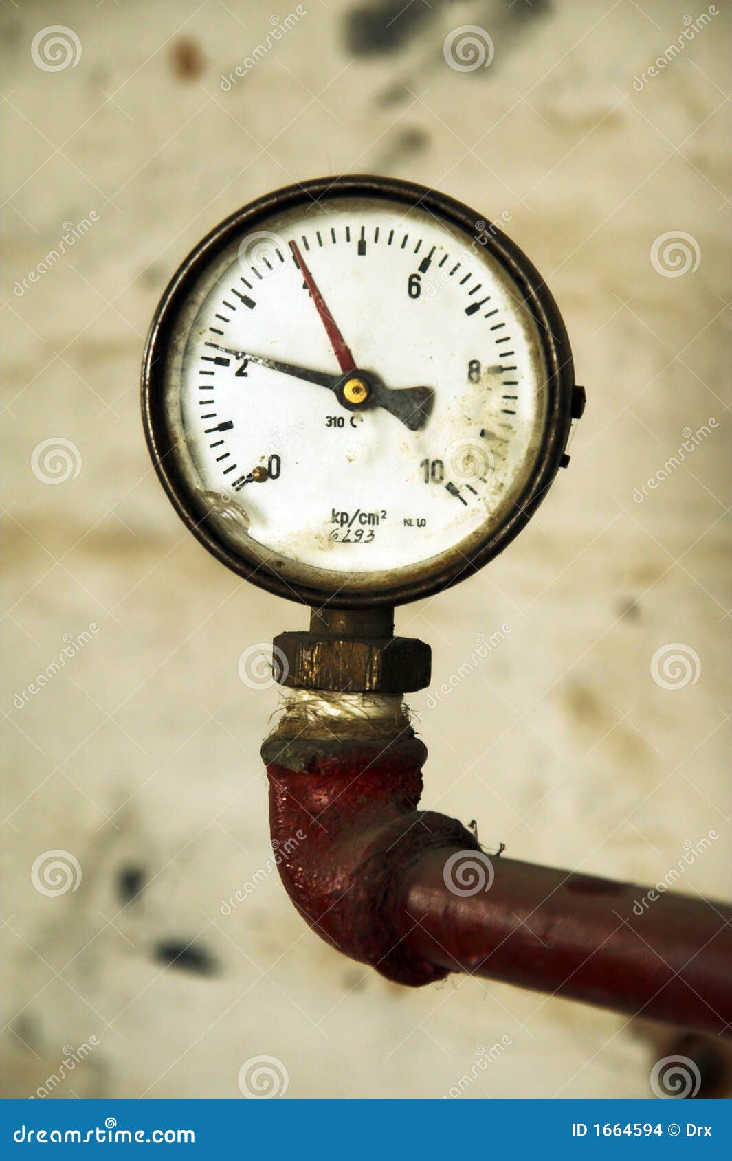Old gauge stock photo. Image of pressure, meter, indicator - 1664594