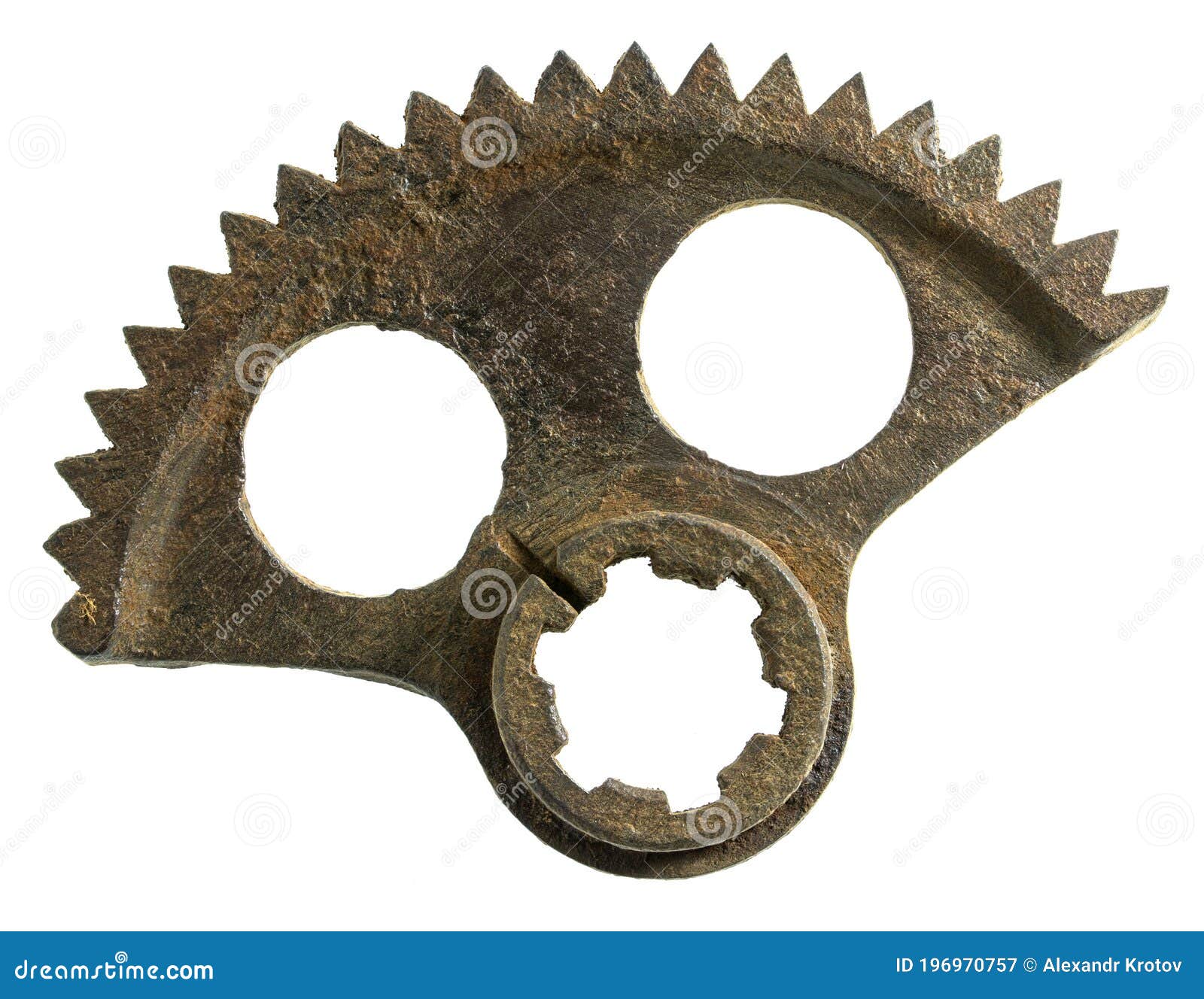 Old gear covered in rust stock image. Image of aged - 196970757
