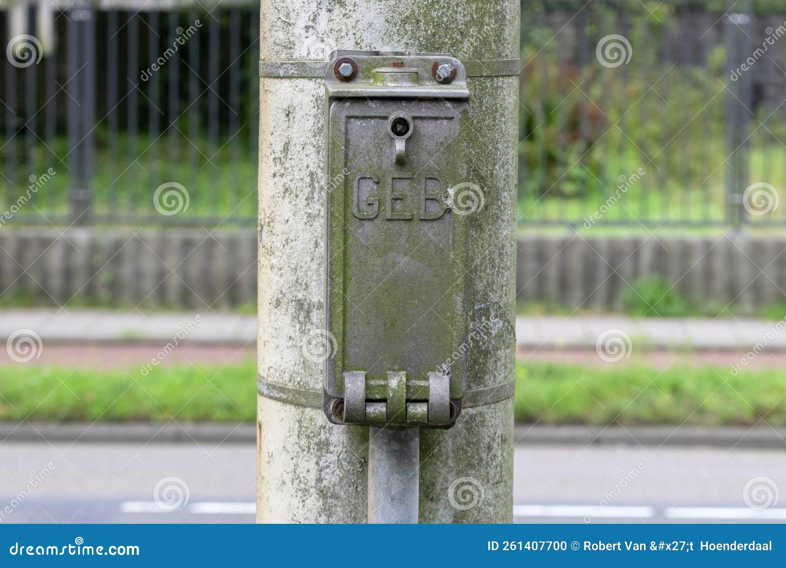 Old GEB Box at Amsterdam the Netherlands 20-9-2022 Editorial Image ...