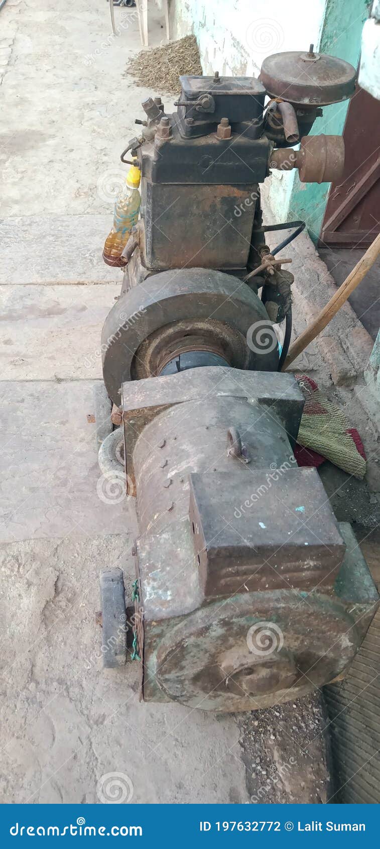 Old Generator, Disel Generator for Electrical Work Stock Photo - Image ...