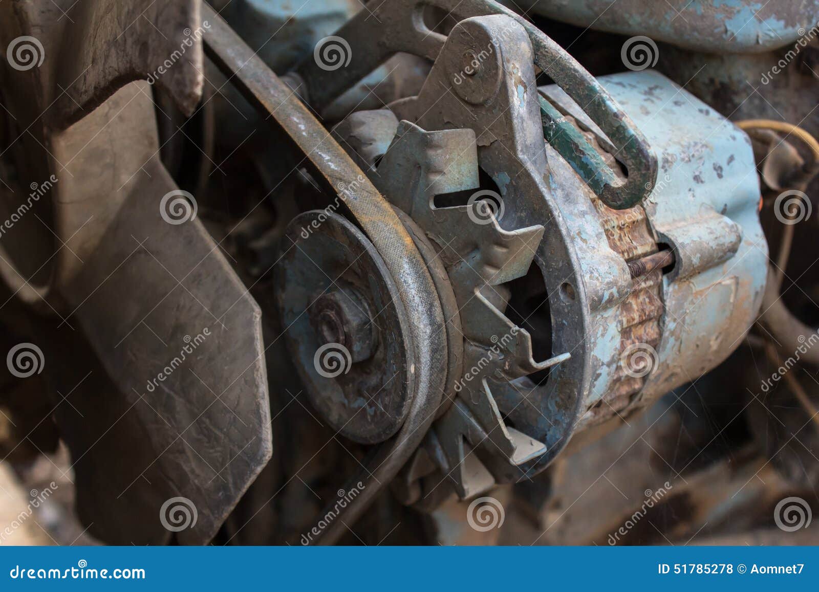Old generator stock photo. Image of dirty, generator - 51785278
