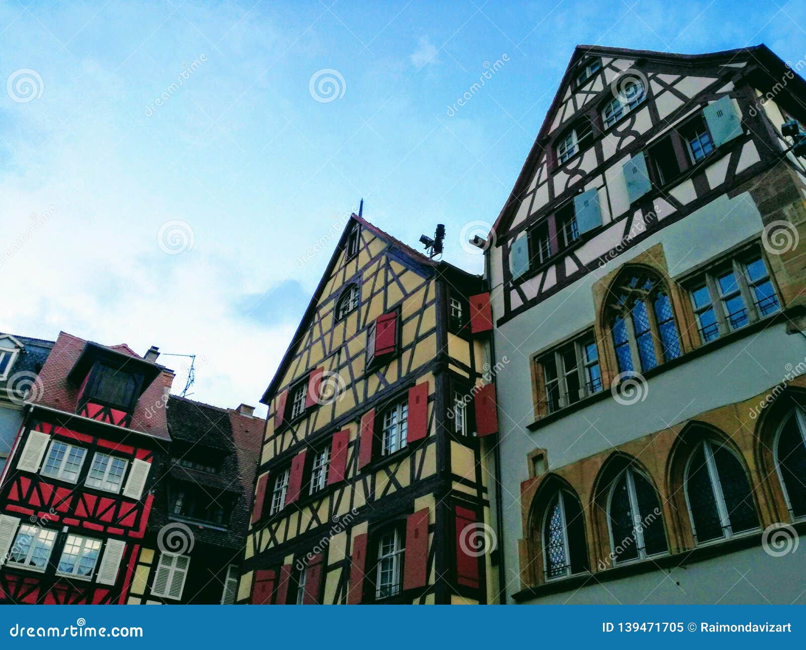 Old German architecture stock image. Image of background - 139471705