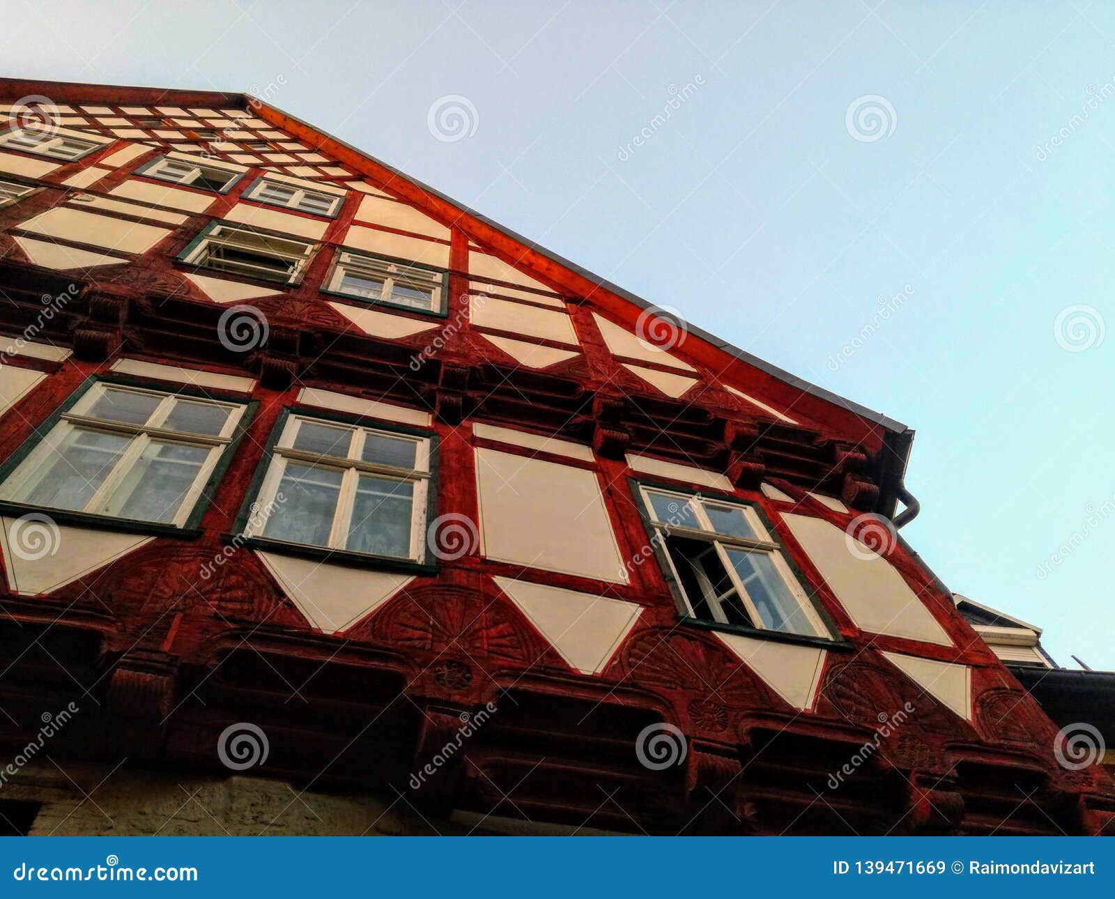 Old German architecture stock image. Image of background - 139471669