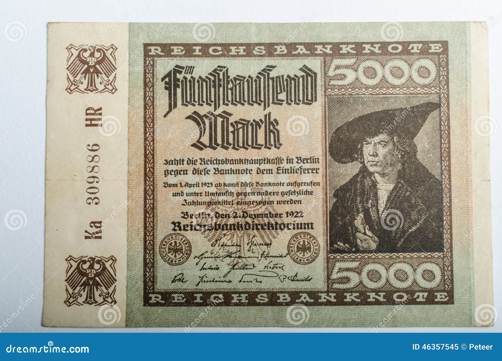 Old German Banknotes, Money Stock Image - Image of banknote, financial ...