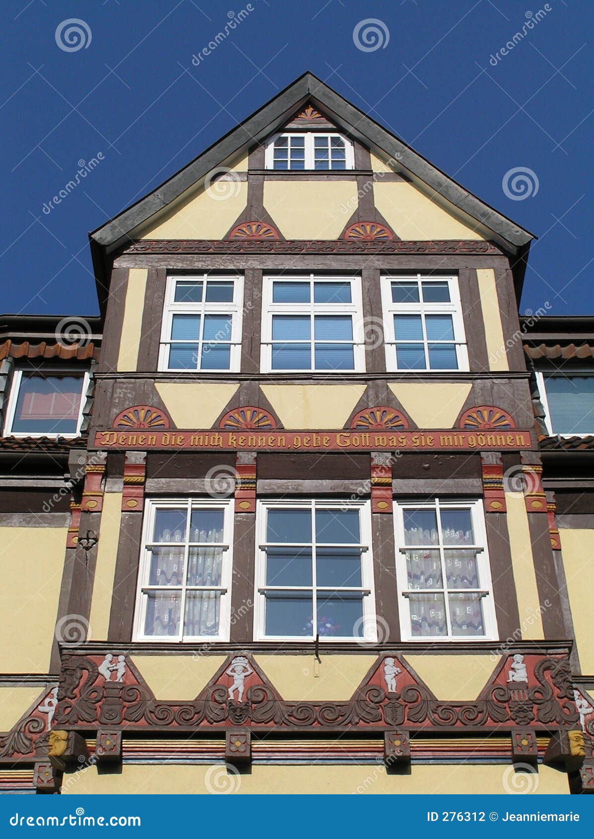 Old German Building stock photo. Image of germanic, houses - 276312