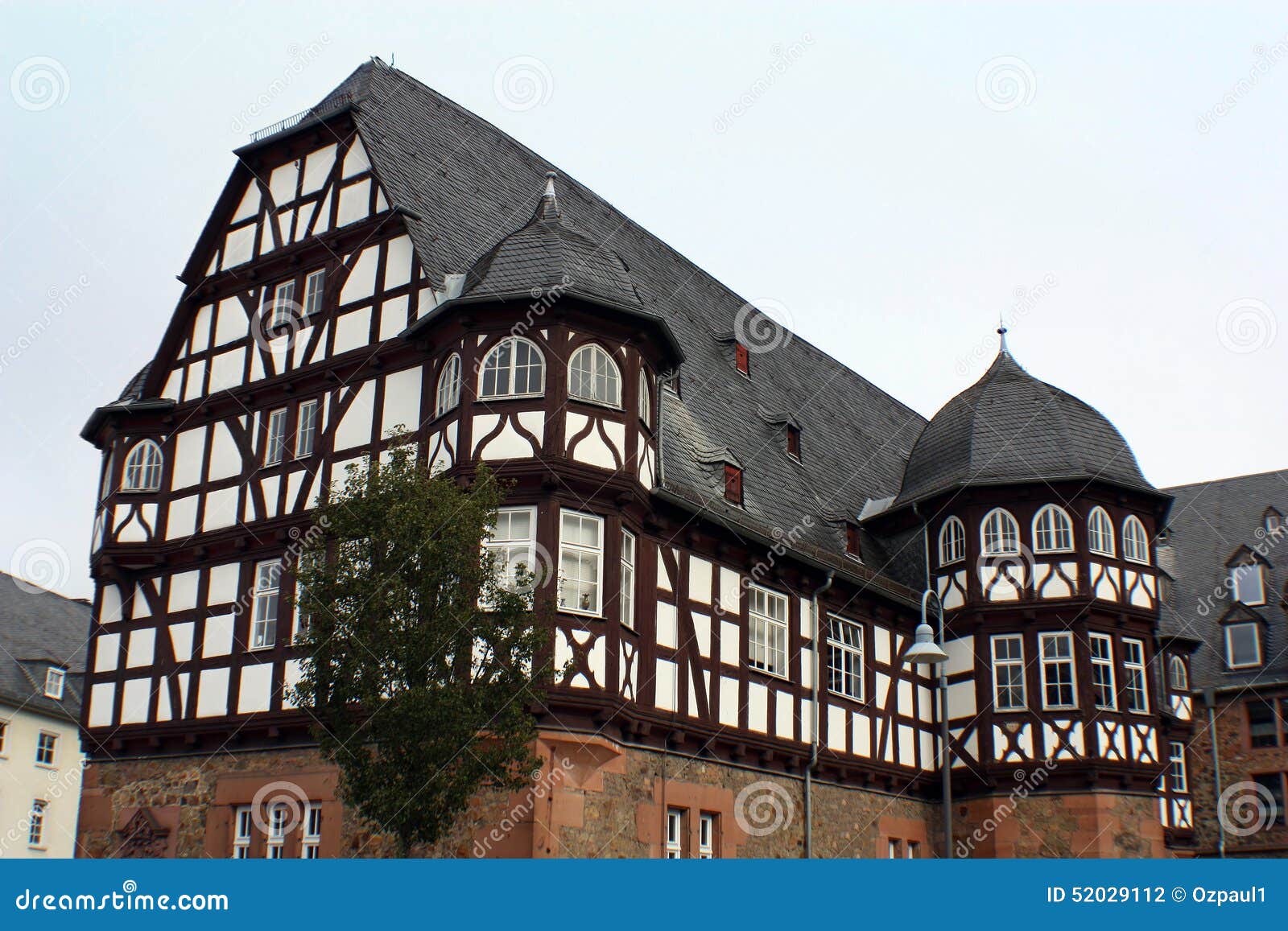 An old german building stock photo. Image of university - 52029112