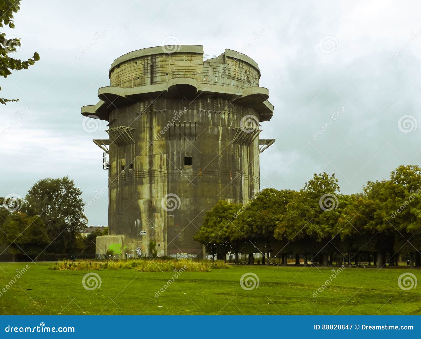 Old German Bunker in Vienna Stock Image - Image of german, bunker: 88820847