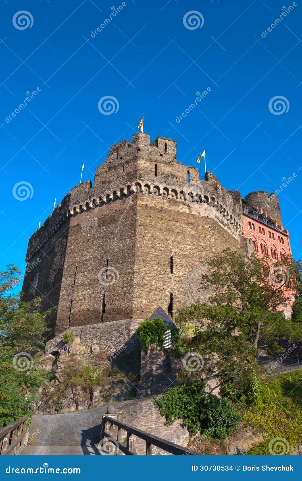 Old German castle. stock photo. Image of military, historic - 30730534