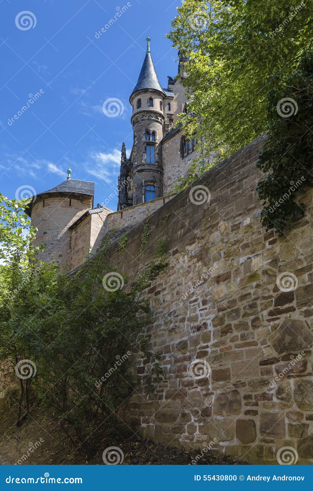 Old German castle stock photo. Image of city, saxonia - 55430800