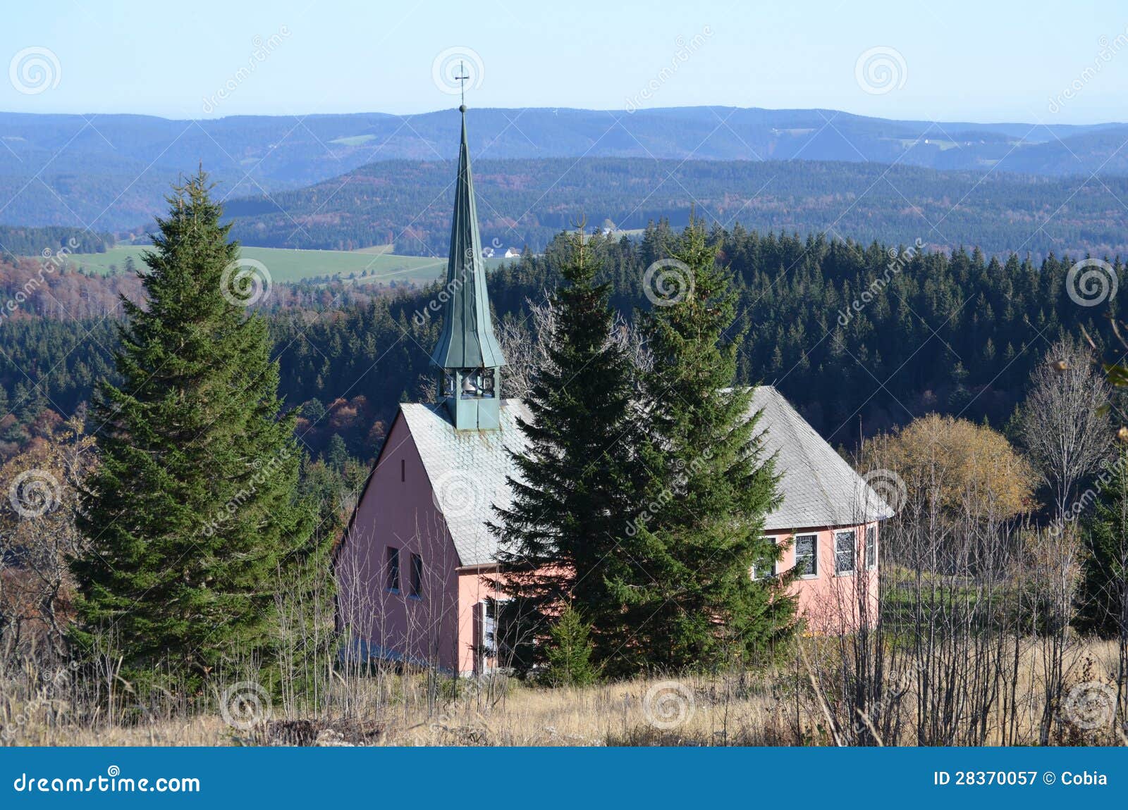 Old German Chapel in the Mountains Stock Image - Image of chapels ...
