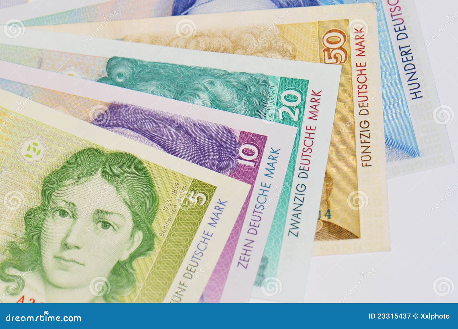 Old german currency stock image. Image of business, european - 23315437